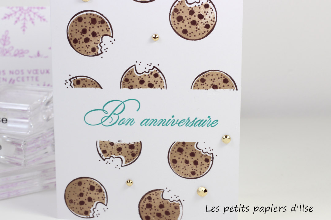 Carte simple au masquage central - Les petits papiers d'Ilse