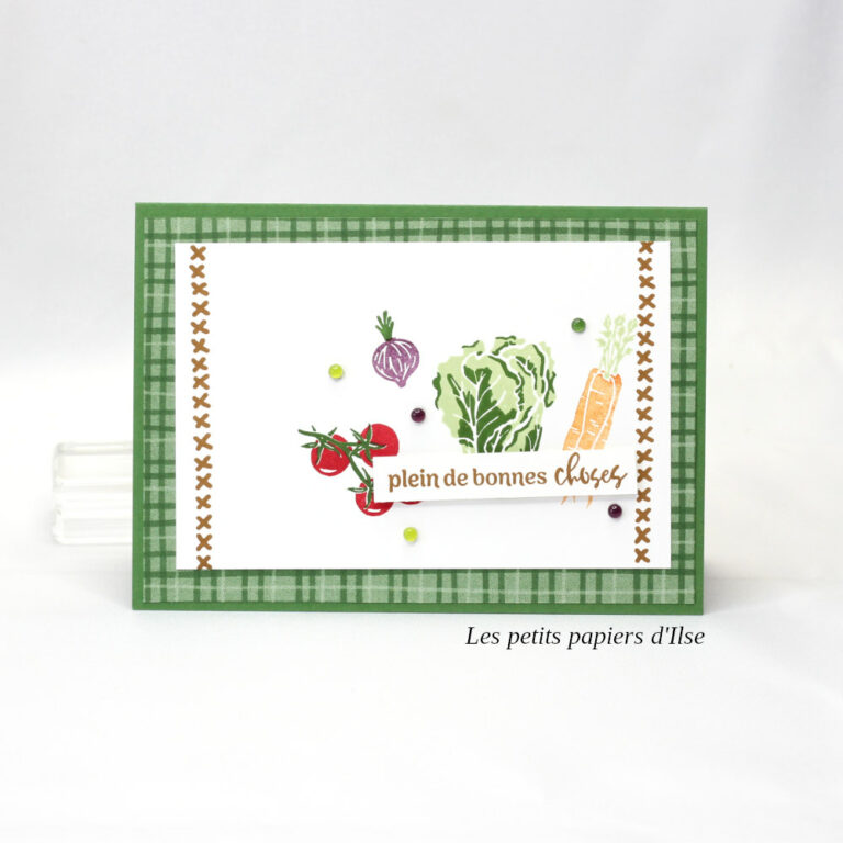 Carte simple du marché - Les petits papiers d'Ilse